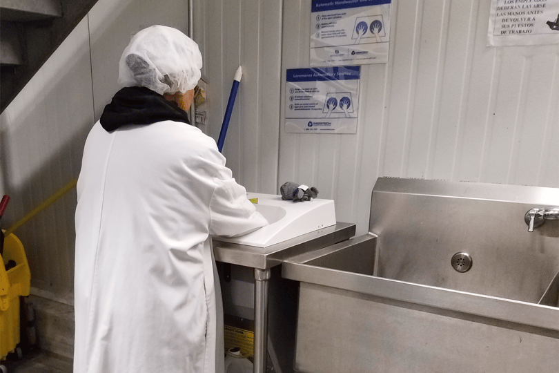 Automated Hand Washing Stations for Food Safety & Food Manufacturing