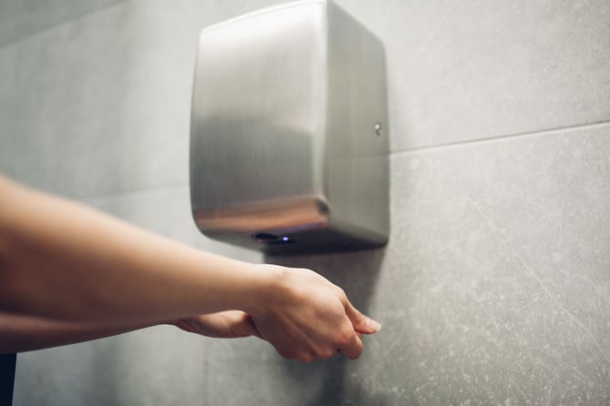 Hand Drying Methods Compared