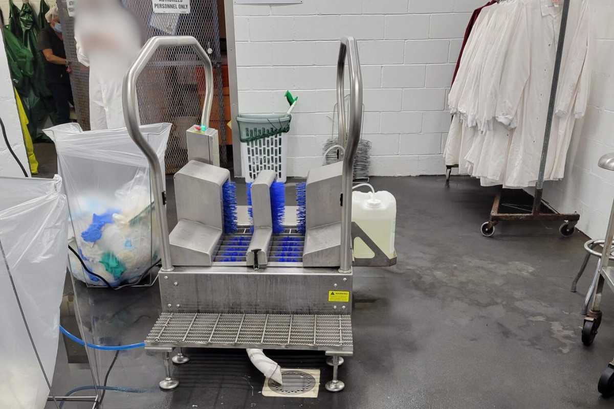 Footwear Sanitizing Equipment For Food Manufacturing & Packaging