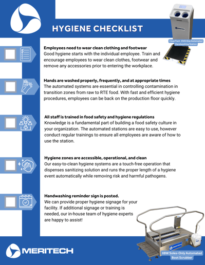 Hygiene Checklist for Meat Manufacturers