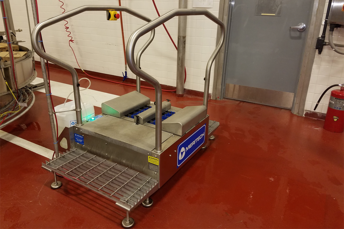 MBW Sole Scrubbing Automatic Boot Wash Station | Meritech