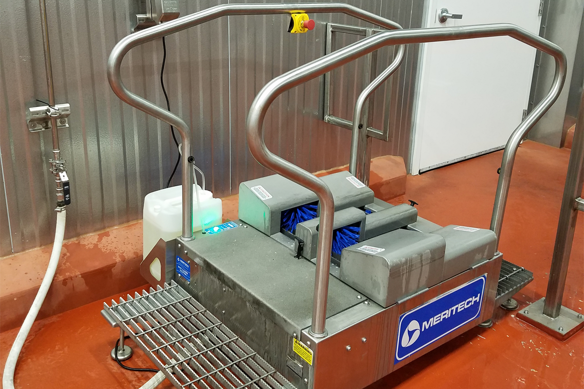 MBW 3000 Low Profile Compact Boot Scrubber | Meritech