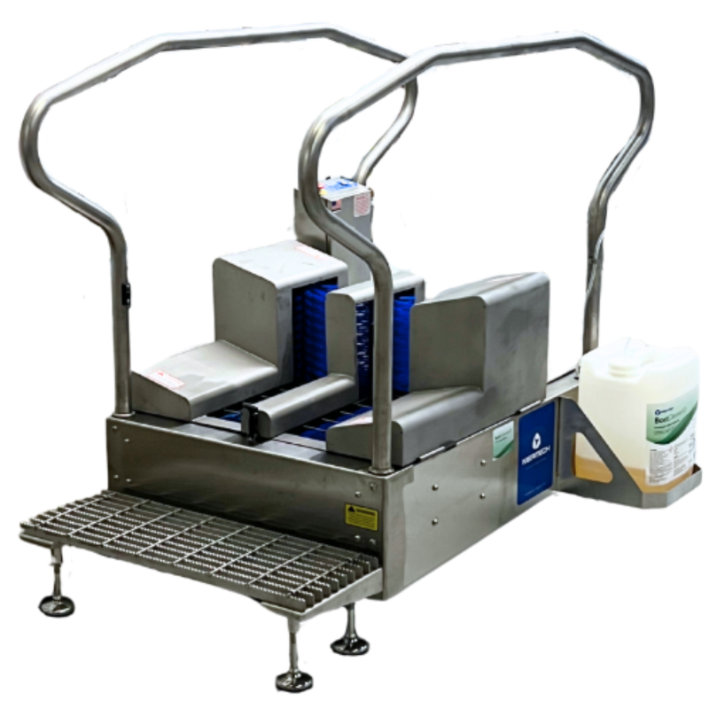 MBW 9000 Compact Industrial Boot Scrubber Station | Meritech