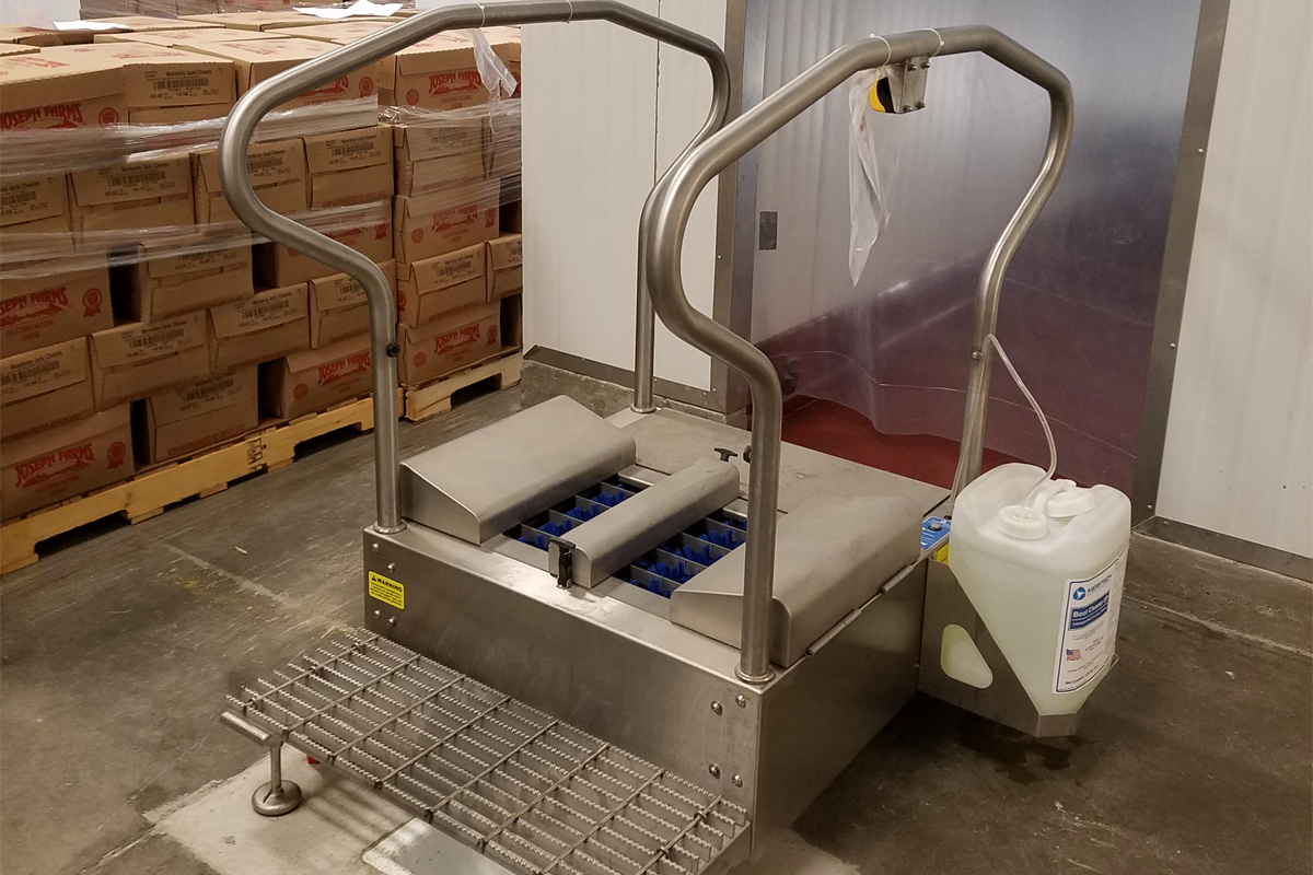 MBW Sole Scrubbing Automatic Boot Wash Station | Meritech