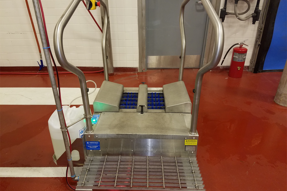 MBW Sole Scrubbing Automatic Boot Wash Station | Meritech