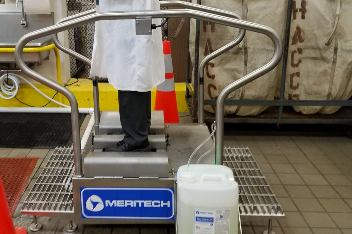 MBW Sole Scrubbing Automatic Boot Wash Station | Meritech