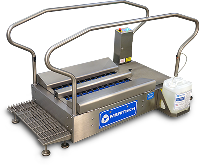 Industrial Boot Scrubber Stations & Shoe Sanitizers | Meritech