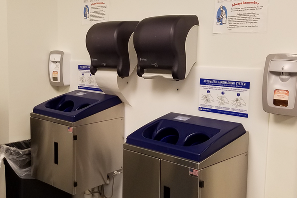 Automated Hand Washing Stations for Schools & Childcare | Meritech