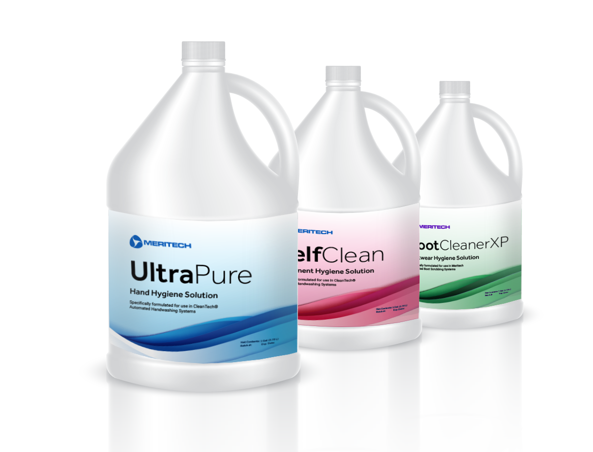 Meritech | CleanTech Automated Hand Washing Stations for Food Safety