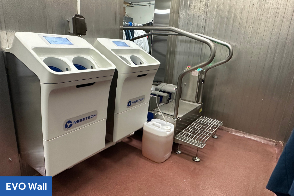 MBW 9000 Compact Industrial Boot Scrubber Station | Meritech