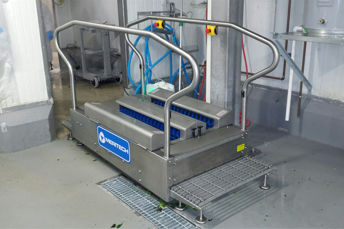 XBW 3.0 Boot Scrubber & Footwear Sanitizing System | Meritech