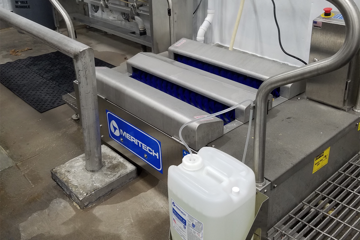 XBW 3.0 Boot Scrubber & Footwear Sanitizing System | Meritech