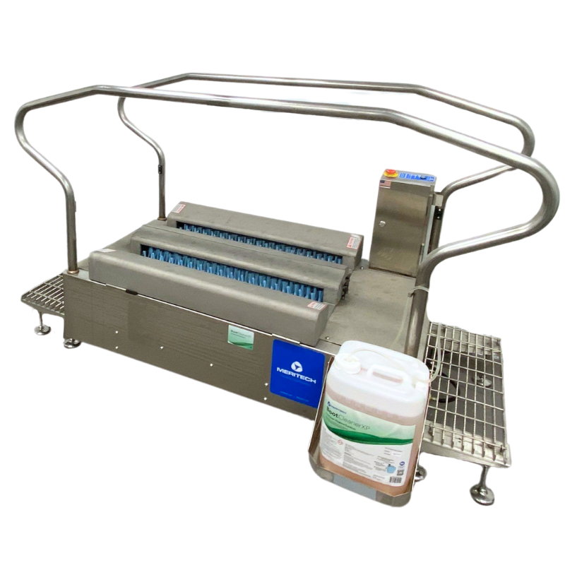XBW 3.0 Boot Scrubber & Footwear Sanitizing System | Meritech