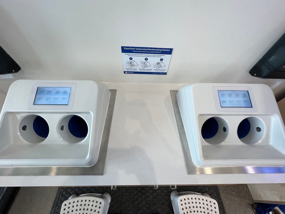 CleanTech EVO In-Counter | Customizable Automatic Handwashing Station