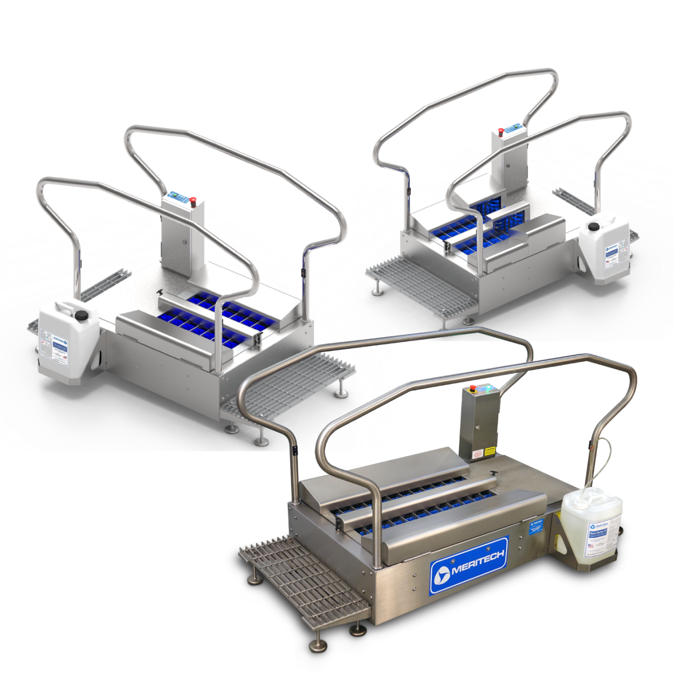 Automated Footwear Sanitizing and Boot Scrubbing Technology
