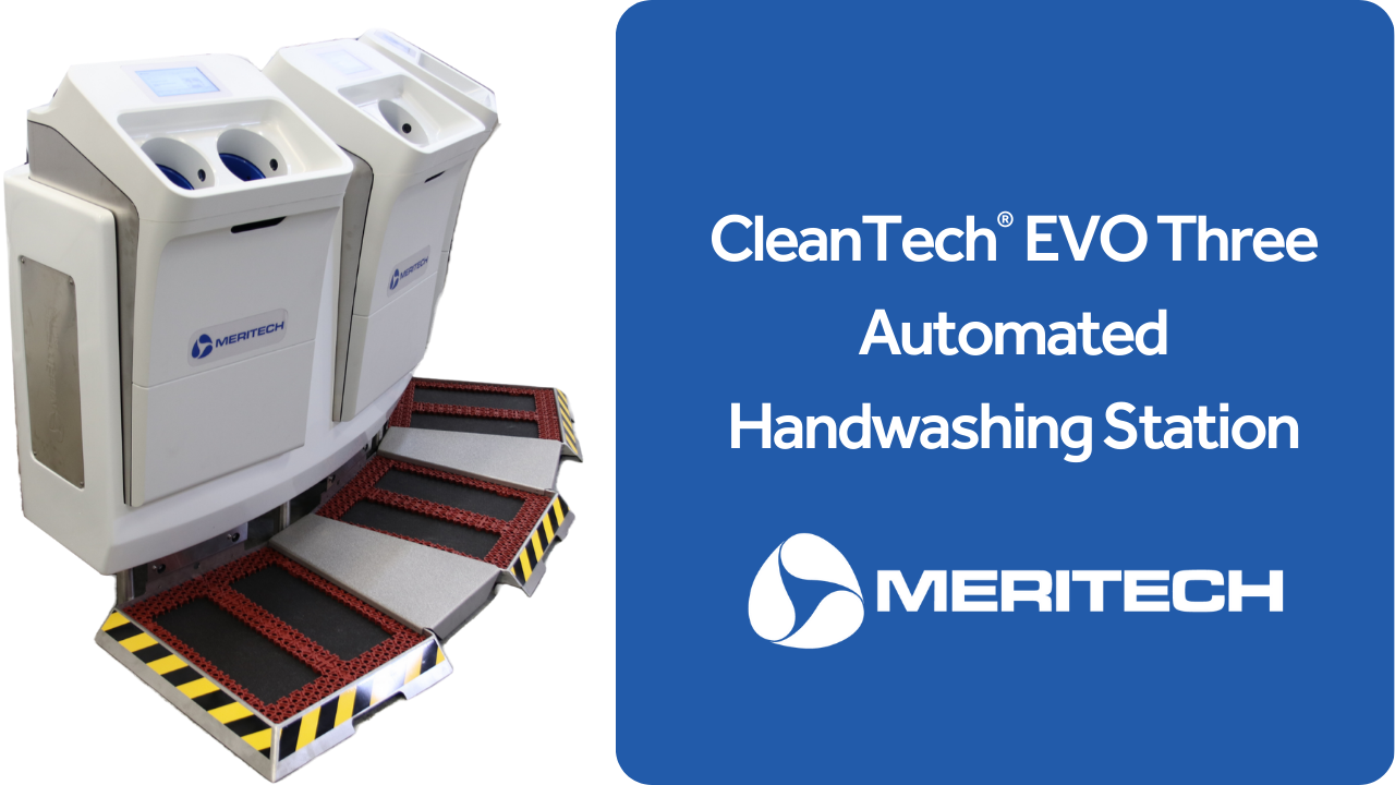 CleanTech EVO Three | High-Throughput Automated Handwashing Station