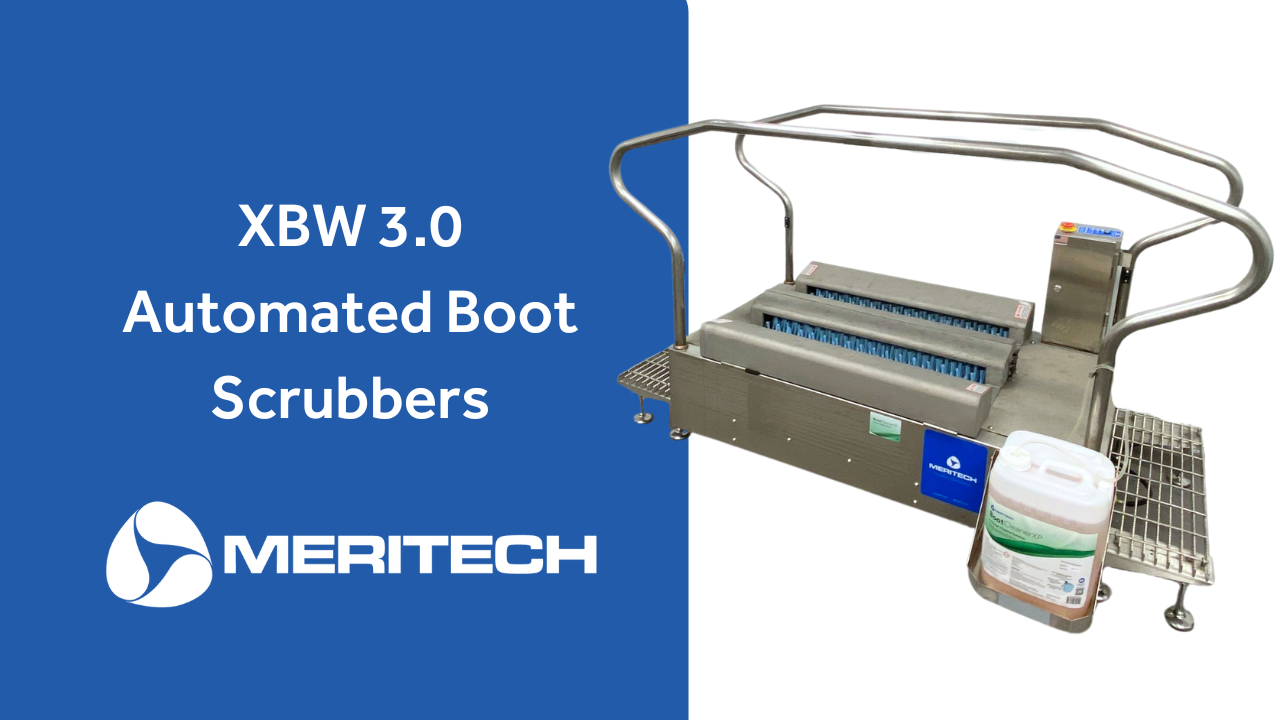XBW 3.0 Boot Scrubber & Footwear Sanitizing System | Meritech